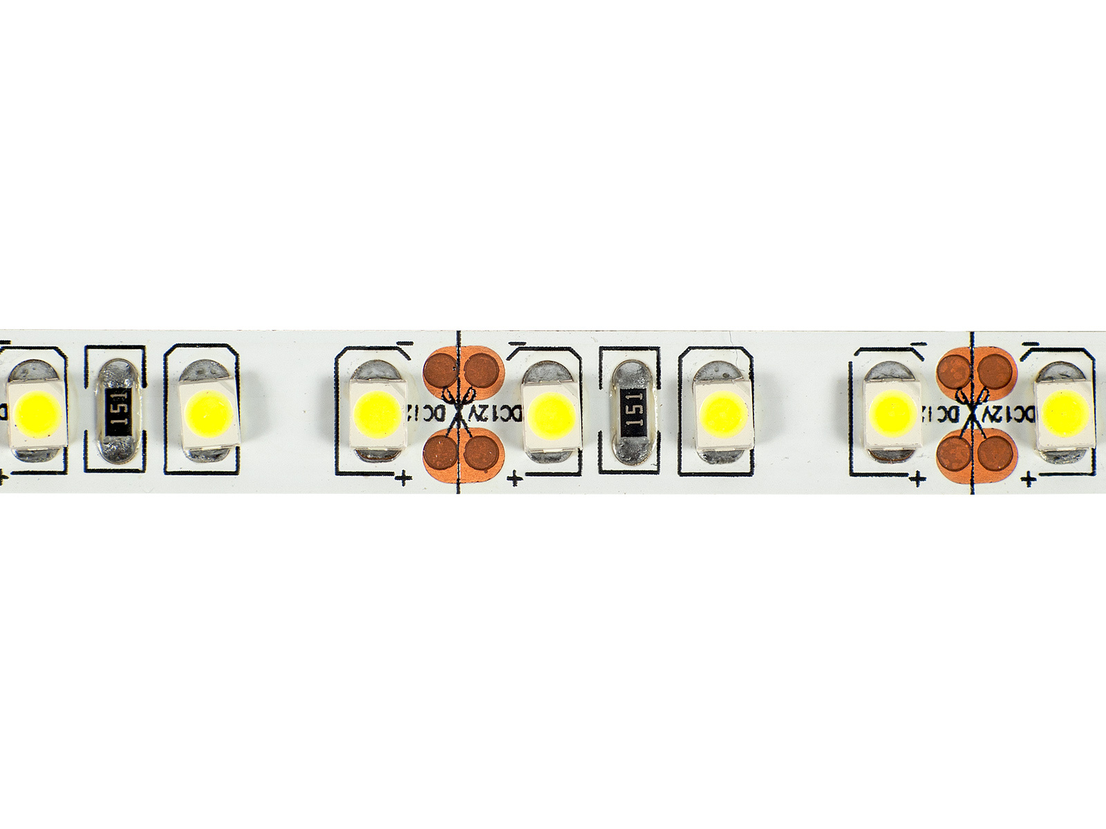 LED trak - SMD 2835 600 - 50m - 9,6W/m - IP20 - topla bela - Aga24